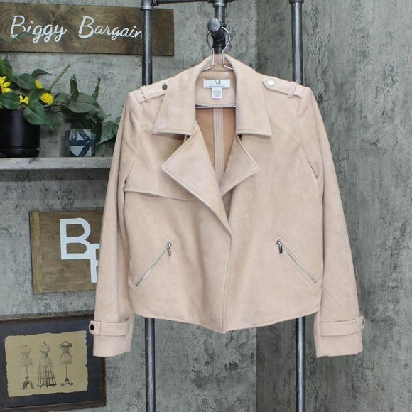 Magaschoni | Jackets & Coats | New M Magaschoni Womens Faux Suede Open ...